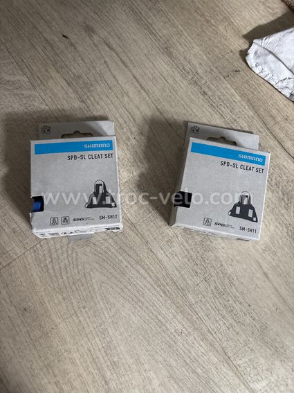 Cale shimano SPD SL bleu - SHIMANO - 29000 - Troc Vélo