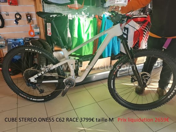 CUBE STEREO ONE 55 C62 RACE - CUBE - 68560 - Troc Vélo